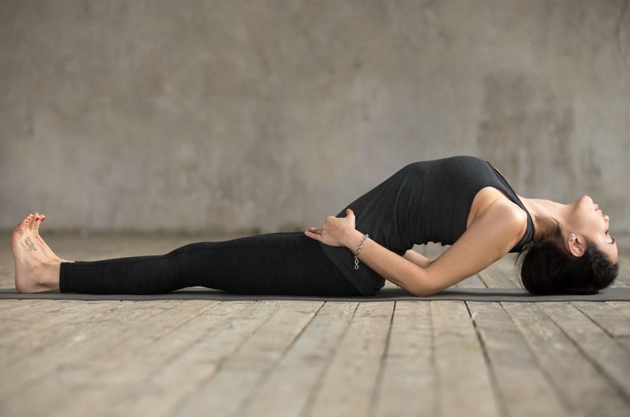 Matsyasana Steps